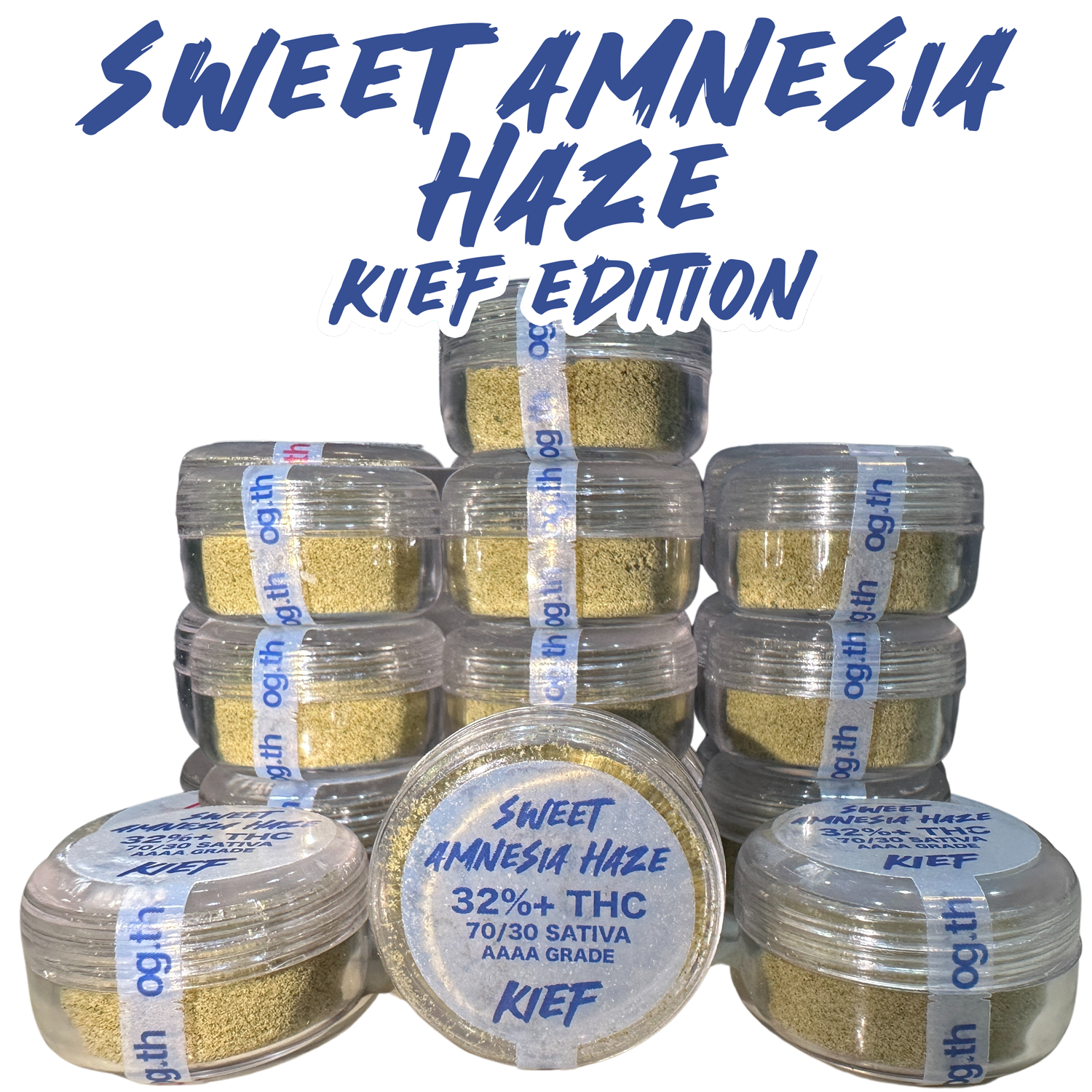 Sweet Amnesia Haze ( Kief ) สายพันธุ์กัญชา - การจัดส่งวัชพืช - ogth